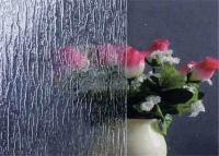 China Clear Patterned Glass 3mm Thickness Decorative Figured Glass for Privacy and Light for sale