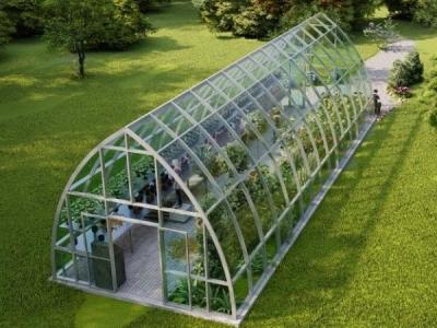 China 2mm 3.2mm 4mm Greenhouse Tempered Glass AR Coating Greenhouse Glass Panel for sale