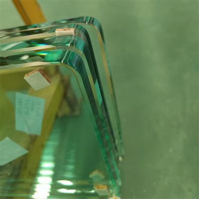 China High Strength Durable Tempered Safety Glass with Polished  Smooth Round Corners for sale