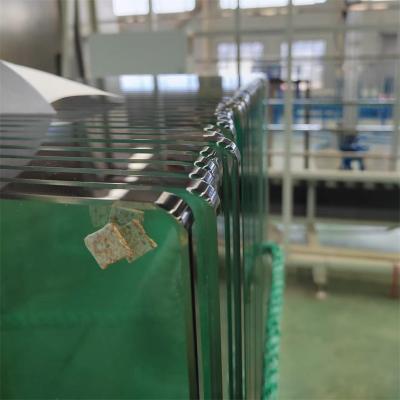 China Large Size 8mm 10mm Curved Tempered Safety Glass with Polished Edge for Building Constructions for sale