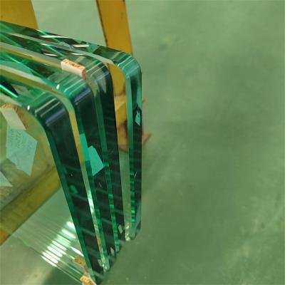 China High Strength Fully Polished Round Corner Tempered Glass for Furniture&Table Top for sale