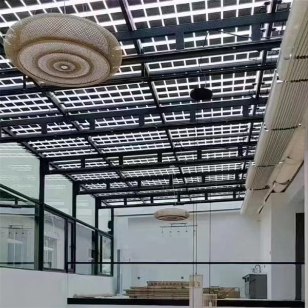 Quality Customizable Transparent Solar Panel Glass Low Light Reflection Glass 2mm - 19mm Thickness for sale