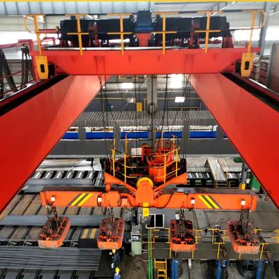 Cina Modello Double Girder Overhead Crane With Magnet di controllo di qualità in vendita