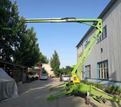 Cina Trailer Mounted Access Platform Articulating Boom Lift 500kg Loading in vendita