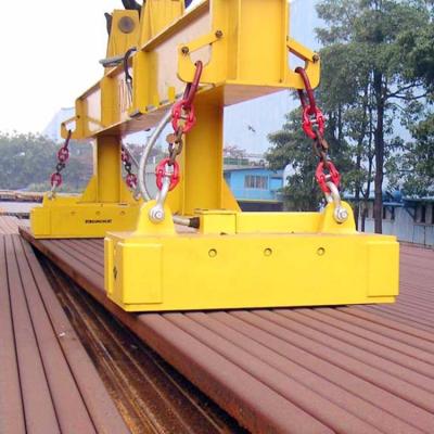 Cina Rotating Telescopic Hanging Beam Electromagnetic And Magnetic Lifter 10+10T 13.5+13.5 Ton in vendita