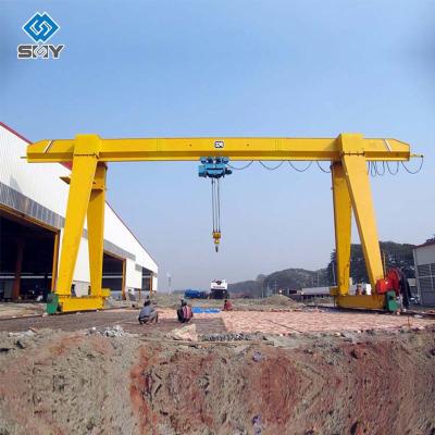 Cina Cavalletto di viaggio Crane Motorized Rail Mounted della trave dell'intelaiatura a scatola di MH singolo 20 tonnellate in vendita
