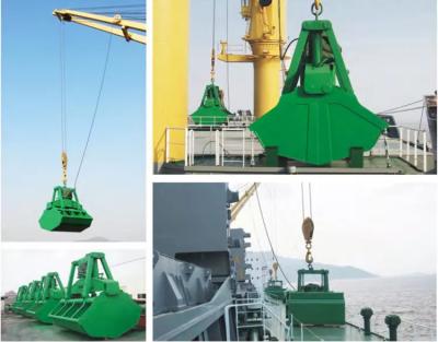 Cina Secchio a benna a conchiglia senza fili a doppio lobo a corda singola per nave 0,5 m3 ~ 30 m3 in vendita