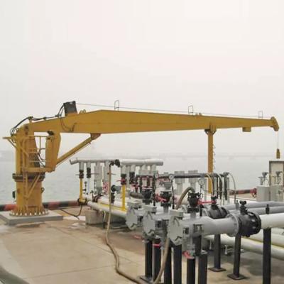 Cina Vuotamento rigido di Marine Hydraulic Crane Straight Arm dell'asta della gru per barche fissa dell'asta in vendita