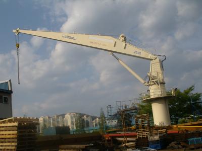 Cina Vuotamento rigido di Marine Hydraulic Crane Straight Arm dell'asta della gru per barche fissa dell'asta in vendita