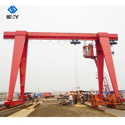 Cina Magazzino 5 ~ alta prova dell'abrasione di durevolezza di 20 Ton Single Beam Gantry Crane in vendita