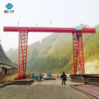Cina Tipo legato personalizzabile singola trave un cavalletto Crane Cantilever Gantry Crane da 10 tonnellate in vendita
