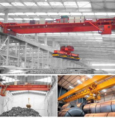 Cina fascio sopraelevato elettrico di Crane Top Running Crane With Haning del fascio del doppio 25ton in vendita