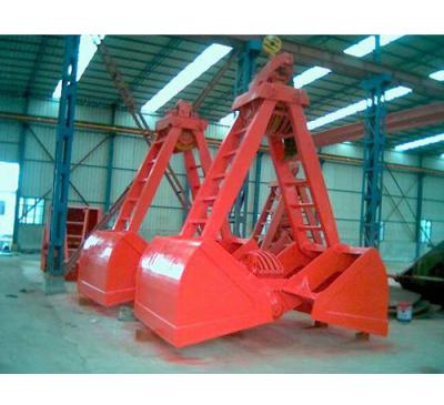 China Parte superior mecânica Crane Bucket Double Rope da aleta do OEM à venda