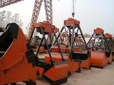 China Parte superior mecânica Crane Bucket Double Rope da aleta do OEM à venda