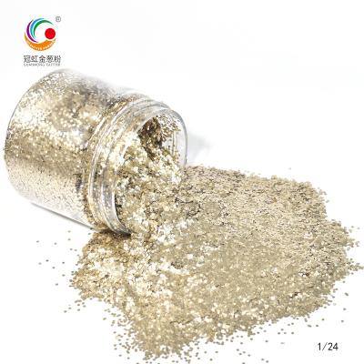 China Industrial Plastic Aluminium Colored Hologram Glitter Powder For Injection Bulk for sale