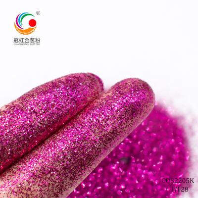China Cosmetic Grade Glitter Holographic Lip Gloss Face PET Pigment Customized for sale