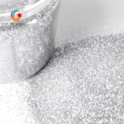 China ODM Loose Cosmetic Glitter For Eyes PET Polyester Silver White Hexagon Sequin for sale