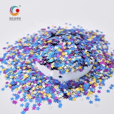 China Star GX109 Bulk Flake Glitter for Craft Cell Phone Case Glitter Powder Decoration Christmas Decoration Supplies and Star for sale
