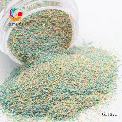 China Ultra Fine Polyester Hexagonal Multicolor Glitter Powder Mix Sugar Color Outdoor Christmas Decoration for sale
