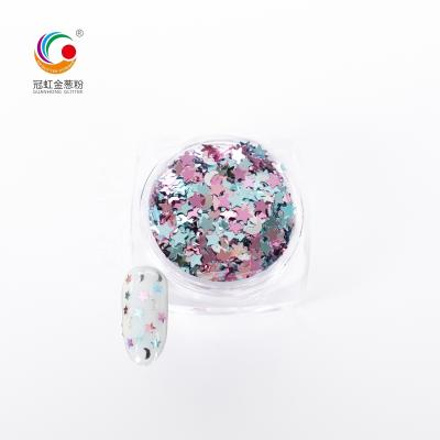 China Bulk Cosmetic PET Glitter Powder Mixed Nail Sparkle Sequins 1KG for sale