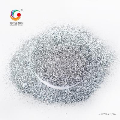 China PET Hexagon Glitter Powder Ultra Bright and Noble Silver for High Decoration Tile Grout Bulk for sale