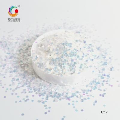 China Fine Iridescent Polyester Chunky Festival Glitter Powder For Nail Christmas Wedding Makeup for sale