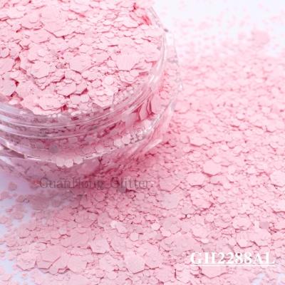 China Matte Solvent Resistant Glitter Epoxy Chunky Mix For Nail Arts Decorations for sale