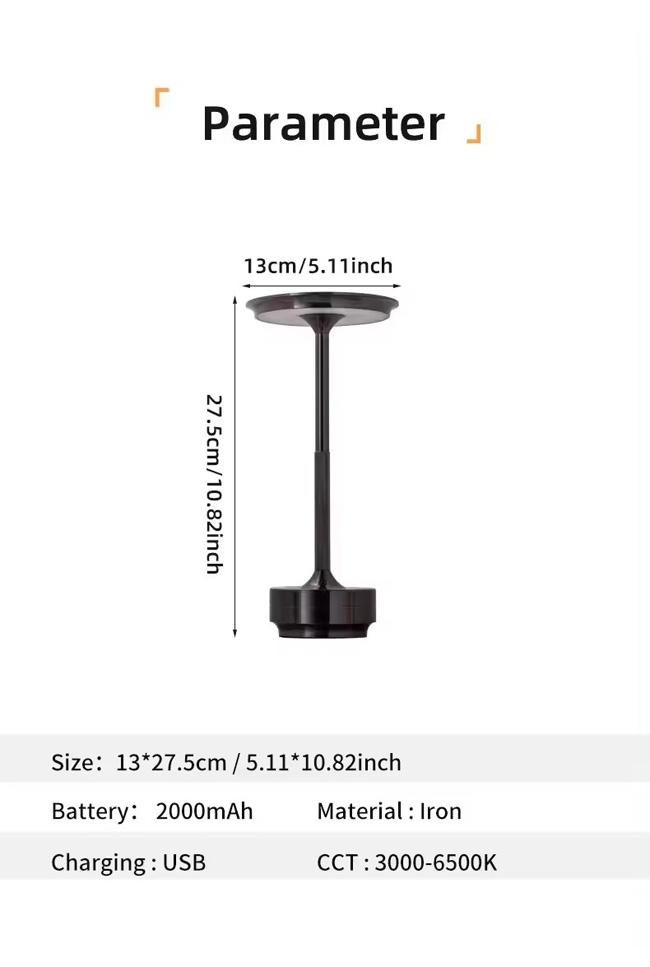 Package contents including lamp and accessories