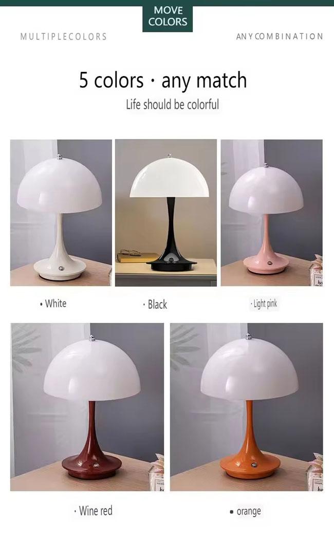 Package and accessories included with the LED table lamp