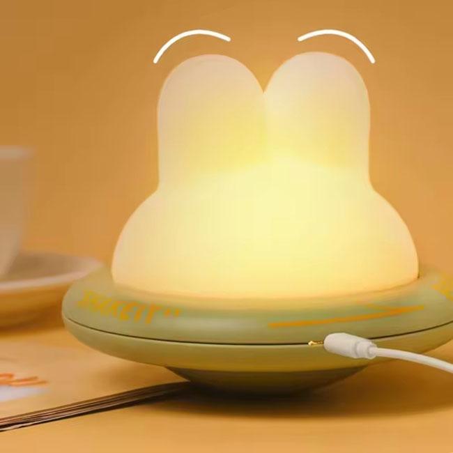 Close-up of LED night light showing design details