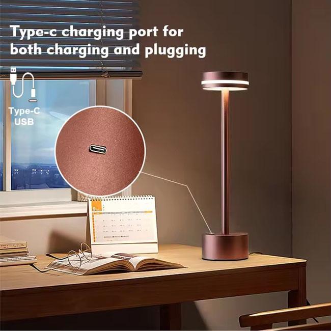 LED desk lamp in cool white lighting setting