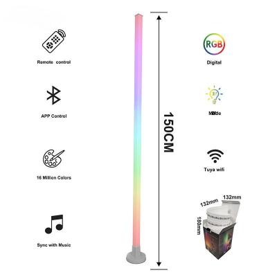 China Moderne en populaire slaapkamer vloerlampen woonkamer diverse atmosfeerlampen Intelligente APP-besturing Te koop