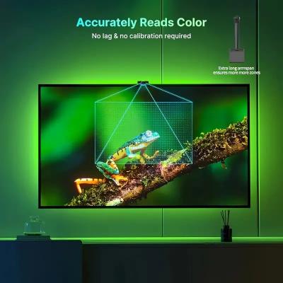 China WiFi LED TV Backlight With Sensor For 55-75 Inch TV And PC RGBIC App Control Compatible With Alexa And Google Assistant à venda