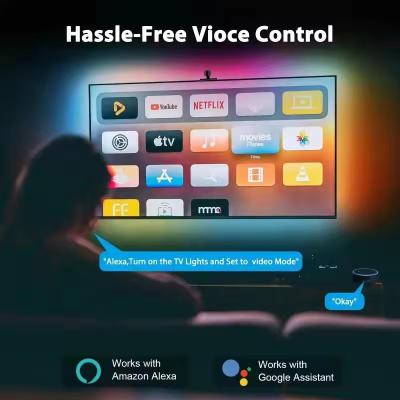 Cina Home Decoration 3.8M 5M USB IP20 TV LED Backlights With Music WIFI TUYA Smart Home APP Control in vendita