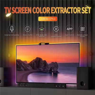 China IP20 3.8m 12V RGBIC Video Game Display Accessories RGB Decor Bar LED Smart TV Backlight Strips Lights With Camera for tv à venda