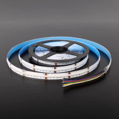 Китай Flexible 21W/M Dimmable COB LED Tape Strip Lights RGBCCT 5M Roll 35.71mm Cutting продается