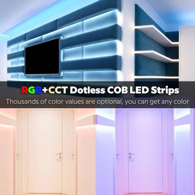 Cina RGBCCT COB LED Flexible Strip Lights With 50000 Hours Of Illumination in vendita