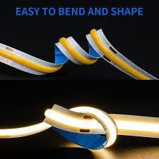 Cina COB LED 10W 12W 110LM 320d/m Doppio PCB DC 12V 24V 220V CRI 90Ra 10 metri Strip di personalizzazione gratuita in vendita