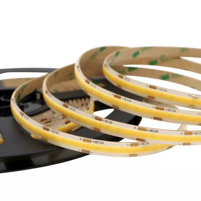 Cina 320Leds Flessibile LED Strip Bianco/Bianco Caldo DC24V 8mm Larghezza COB integrata luce a LED in vendita