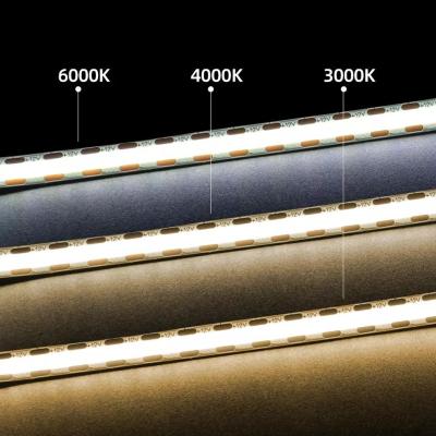 Cina 320Leds Flessibile LED Strip Bianco/Bianco Caldo DC24V 8mm Larghezza COB integrata luce a LED in vendita