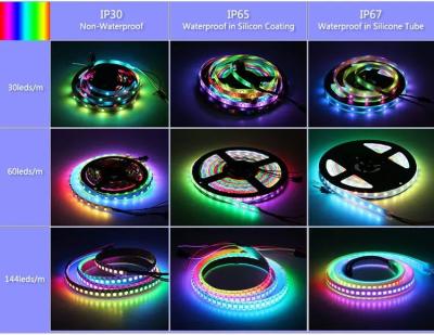 Cina Hongtop 5m/roll 3- SK6812 RGB RGBW RGBWW RGBNW RGBCW LED Strip Light per mobili in vendita