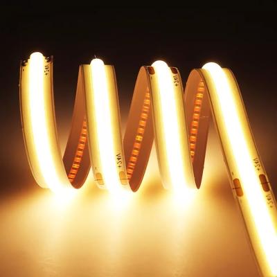China Indoor en outdoor 230v 220v Ac Fob Cob Led Tape Warm White Blue Ip65 Waterdicht 0.3kg Productgewicht Te koop