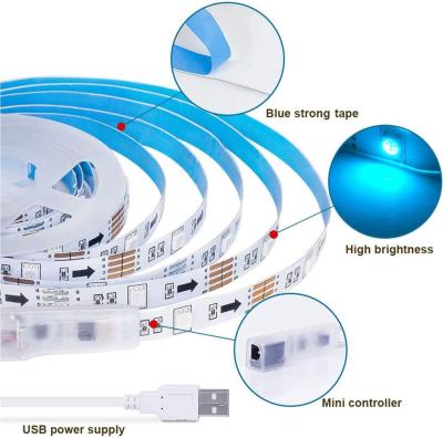 Cina Smart LED Strip per la decorazione 12V 5V Controllo USB Sincronizzazione musicale e temperatura del colore RGB in vendita