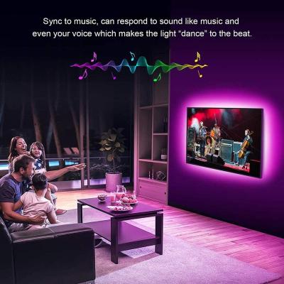 Cina Smart LED Strip per la decorazione 12V 5V Controllo USB Sincronizzazione musicale e temperatura del colore RGB in vendita
