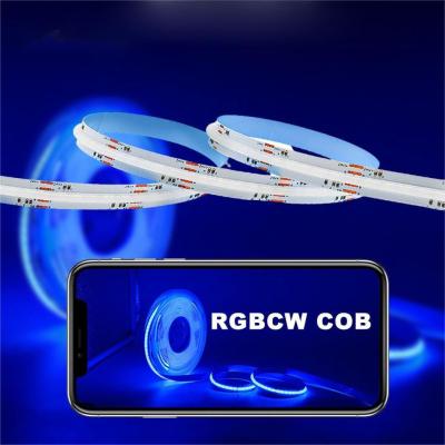 Cina Nastro a LED 5m/lot Smd 320 384 840leds/m Acqueproof Flexible Cob Led Strip Dc 24v Ra90 RGBCCT 3000k 4000k 6000k in vendita