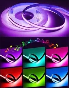 Cina Peso del prodotto 0,3 kg 5m 10m Smart Strip Light con Dream Color RGB COB Chip LED in vendita