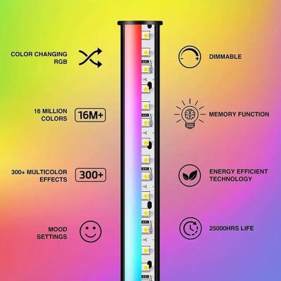 Cina Lampada da terra a LED di design moderno intelligente e minimalista per il soggiorno in vendita