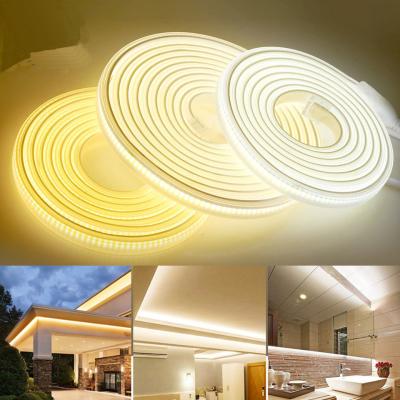 Cina 220v 280LED/m Bianco/Bianco Caldo/Bianco Neutro COB LED Strip CE RoHS 100m 50m Alta tensione in vendita