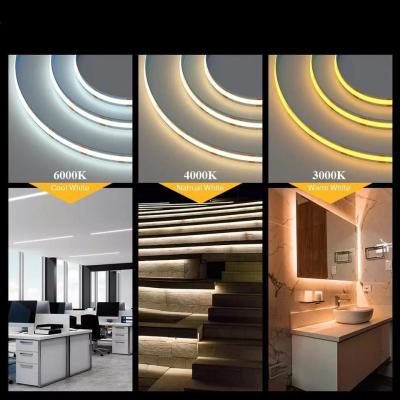 Cina 280 led/metro 12v 24v 220v Rgbw Cob Light Strip Cob Led Strip Lunghezza 50metri/roll in vendita