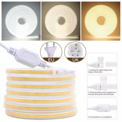 Cina 280 led/metro 12v 24v 220v Rgbw Cob Light Strip Cob Led Strip Lunghezza 50metri/roll in vendita